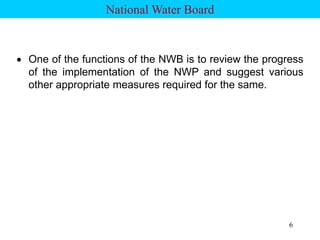 India's Water Policy and Strategy for Implementation | PPTX