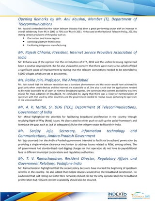 Gujarat Vibrant - India Telecom 2013 | PDF