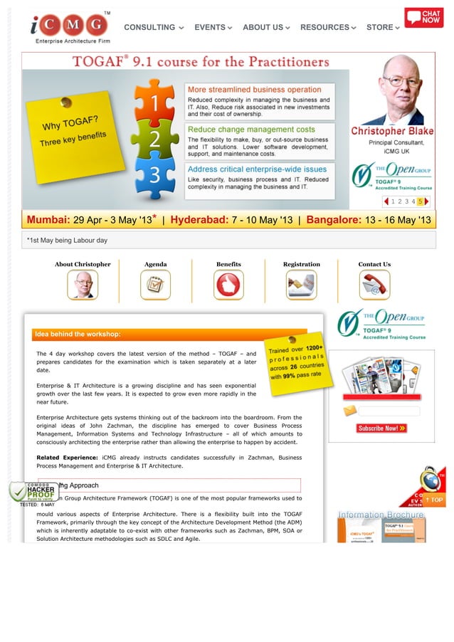 Mumbai-Hyderabad-Bangalore_TOGAF - 2013 | PDF