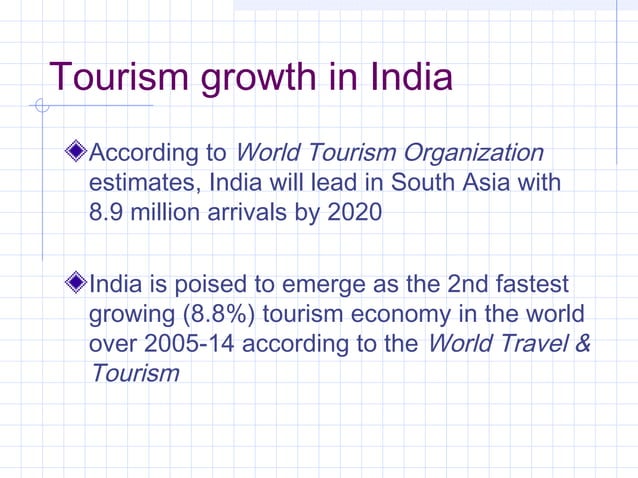 Tourism In India | PPT | Asia Travel | Travel Locations