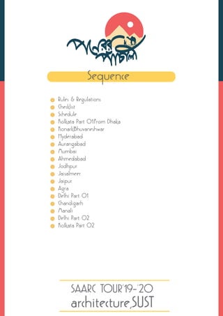 India Tour Guide- SUST Architecture'2015-16 | PDF