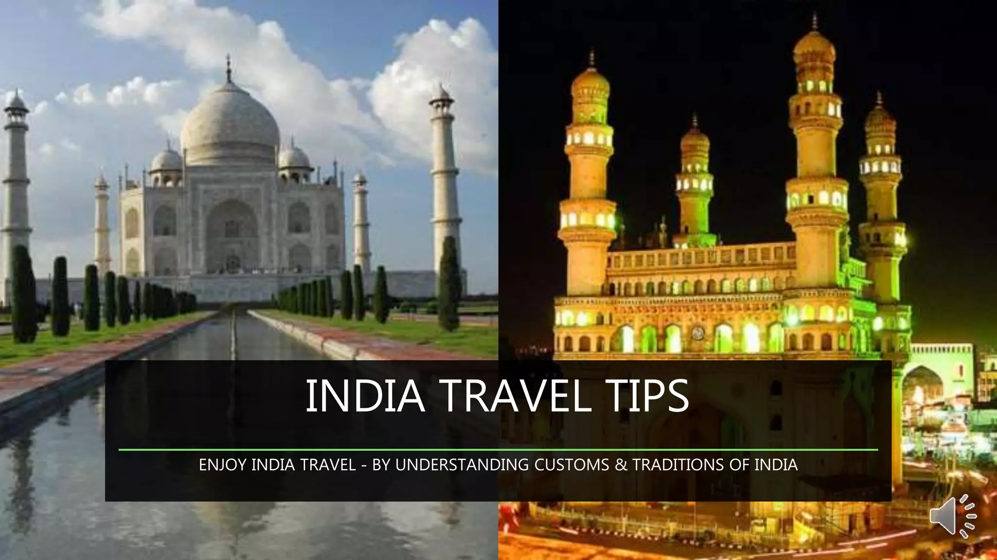 India travel tips - for visitors & students | PPTX