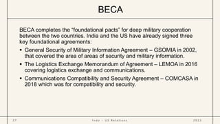 India – United States of America Relations.pptx