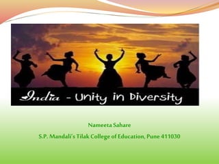 India : Unity in diversity | PPT
