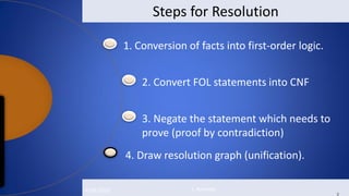 Inference Resolution, Forward and backward chaining example:India wins thematch resolution,fbc | PDF