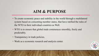 India & WTO, IMF | PPTX
