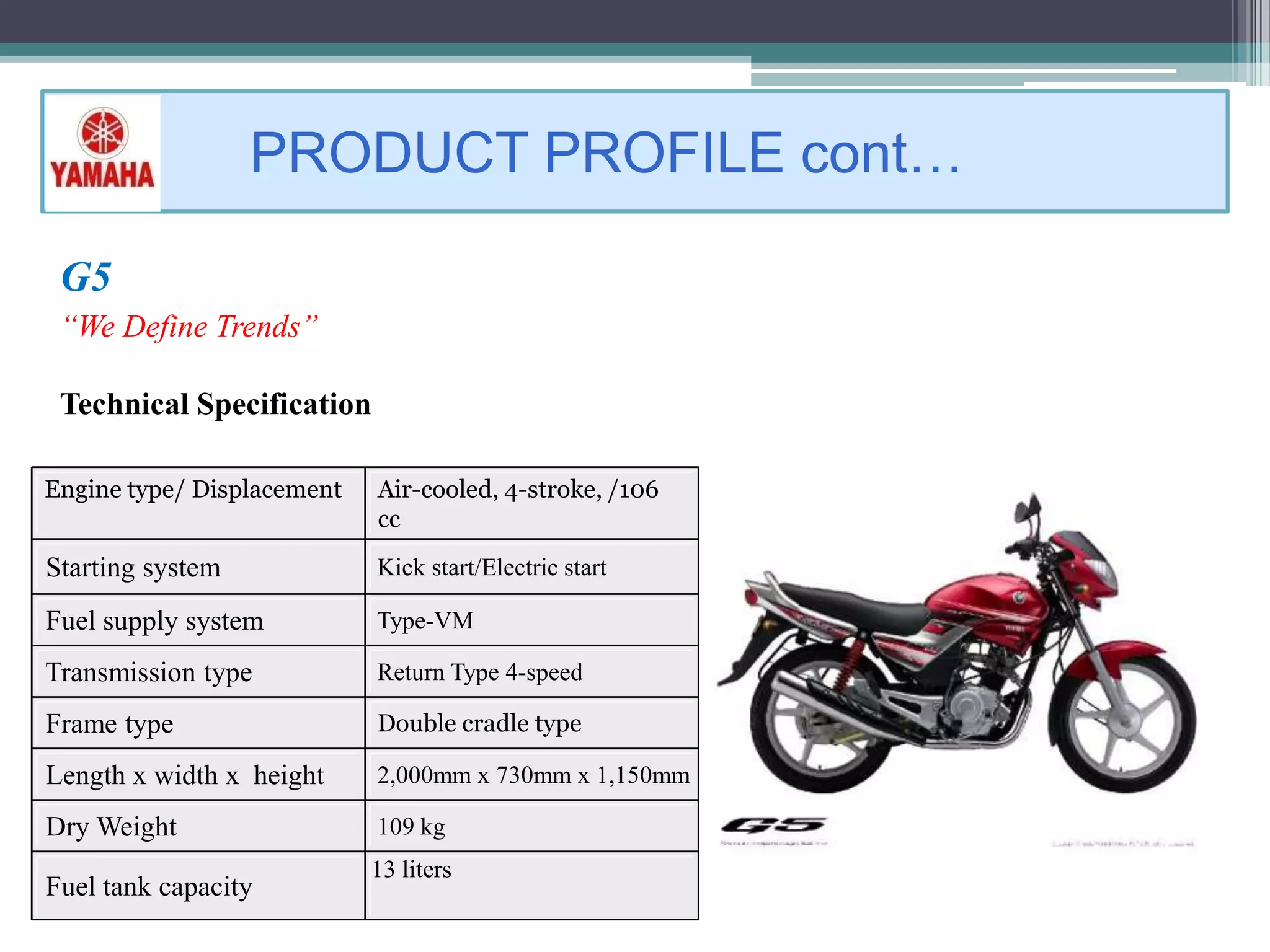 YAMAHA Brand promotion & sales | PPTX