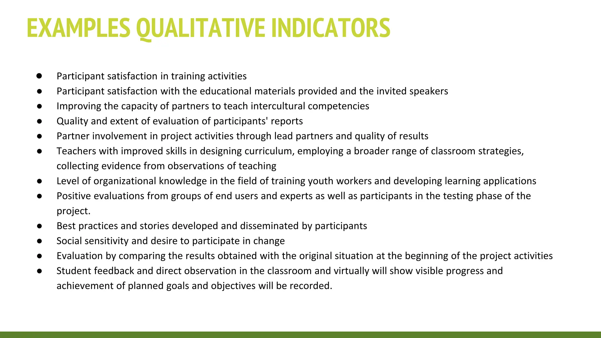 Indicadores RACER para monitoreo proyecto | PPTX | Education