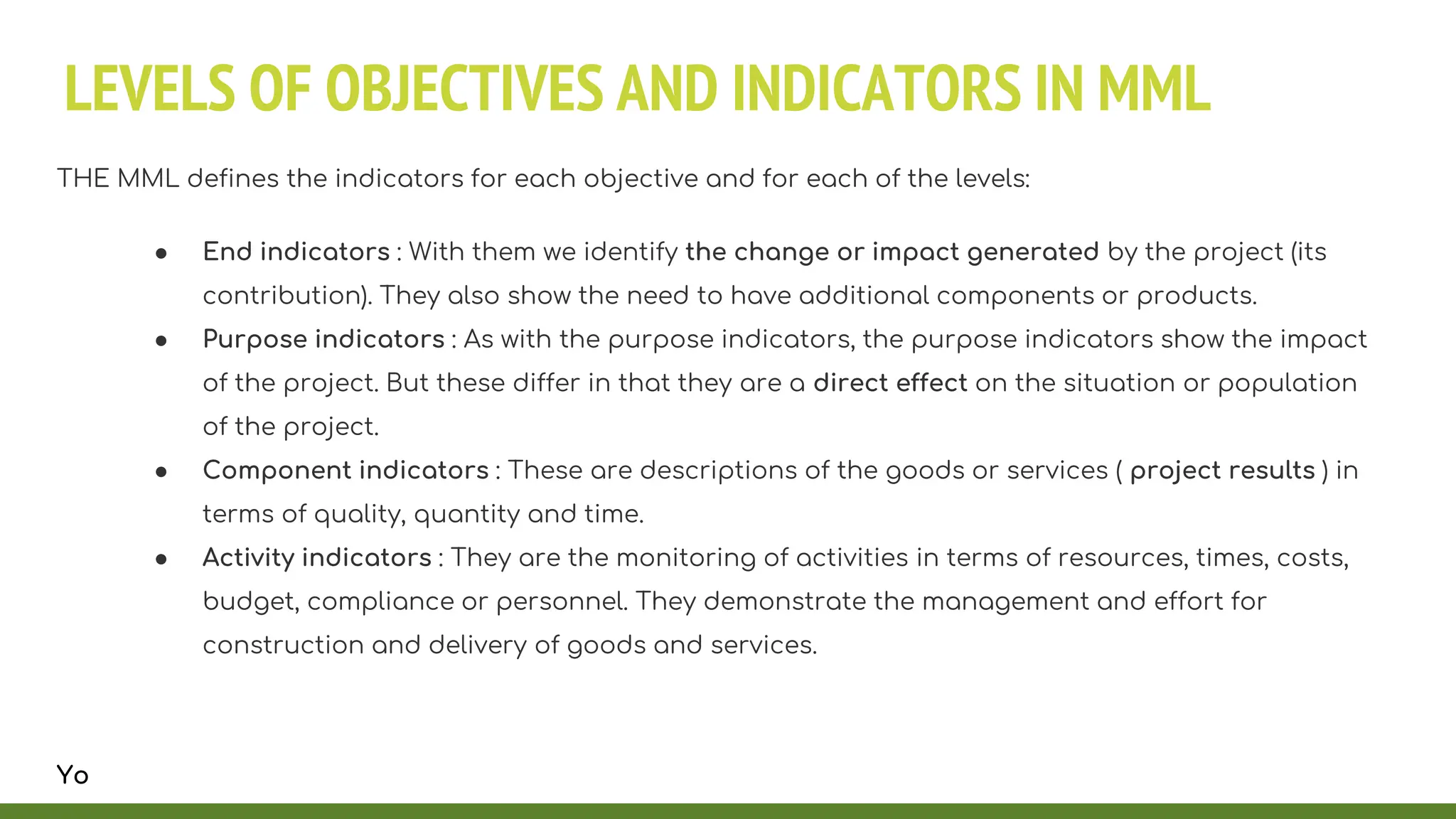 Indicadores RACER para monitoreo proyecto | PPTX | Education