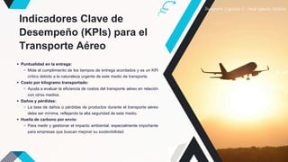 Indicadores Clave de Desempeño (KPI) para transporte | PDF