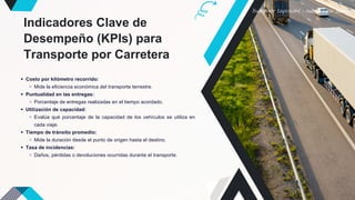 Indicadores Clave de Desempeño (KPI) para transporte | PDF