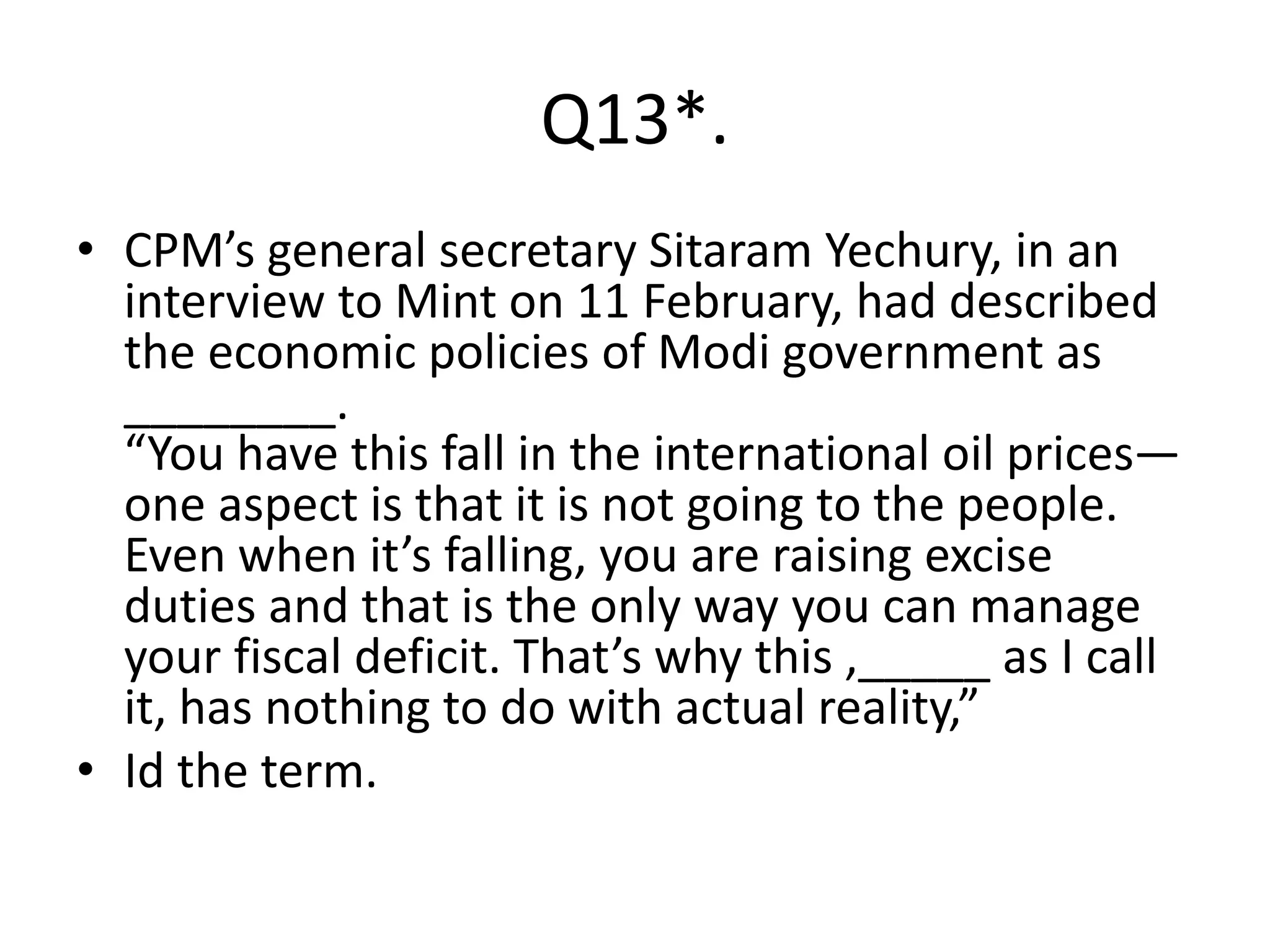 Prelims INDICA - The India Quiz 2k18 | PPTX