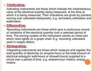Indicating instruments | PPTX