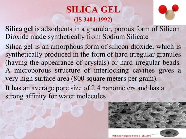 Facts and Information About Indicating Silica Gel