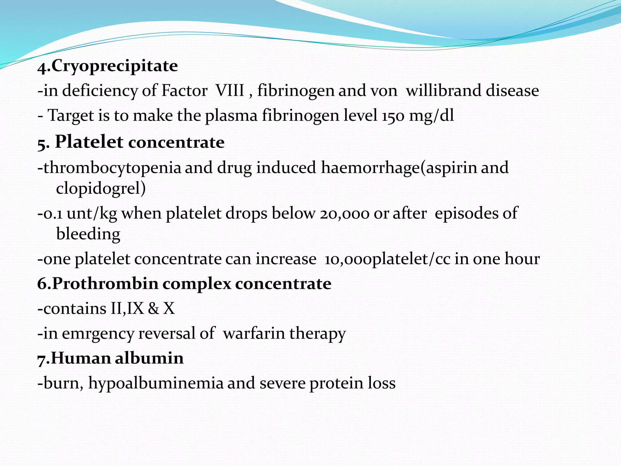 Indication of blood transfusion | PPTX