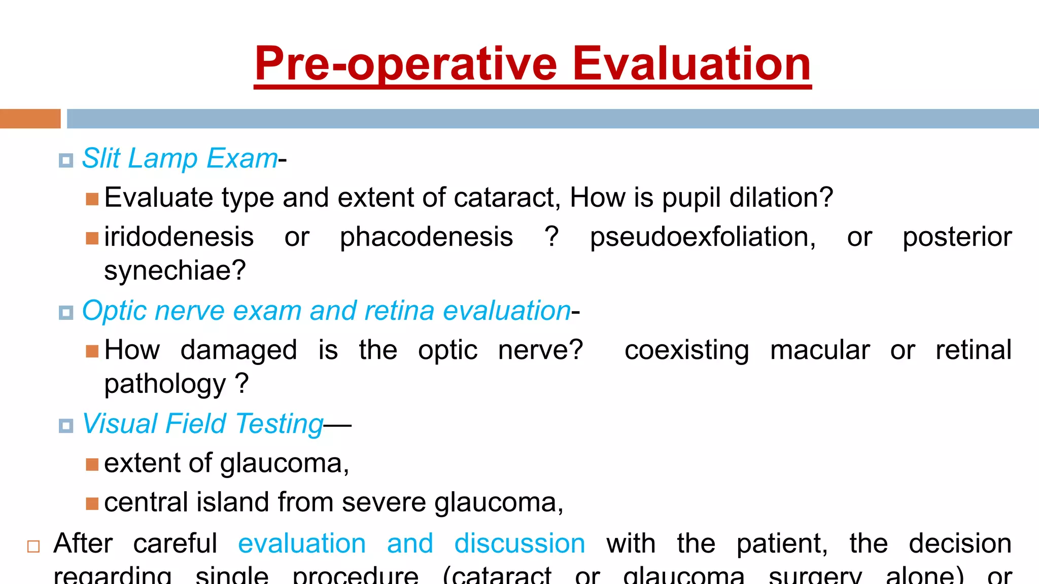 Indication of combined cataract & glaucoma surgery .pptx