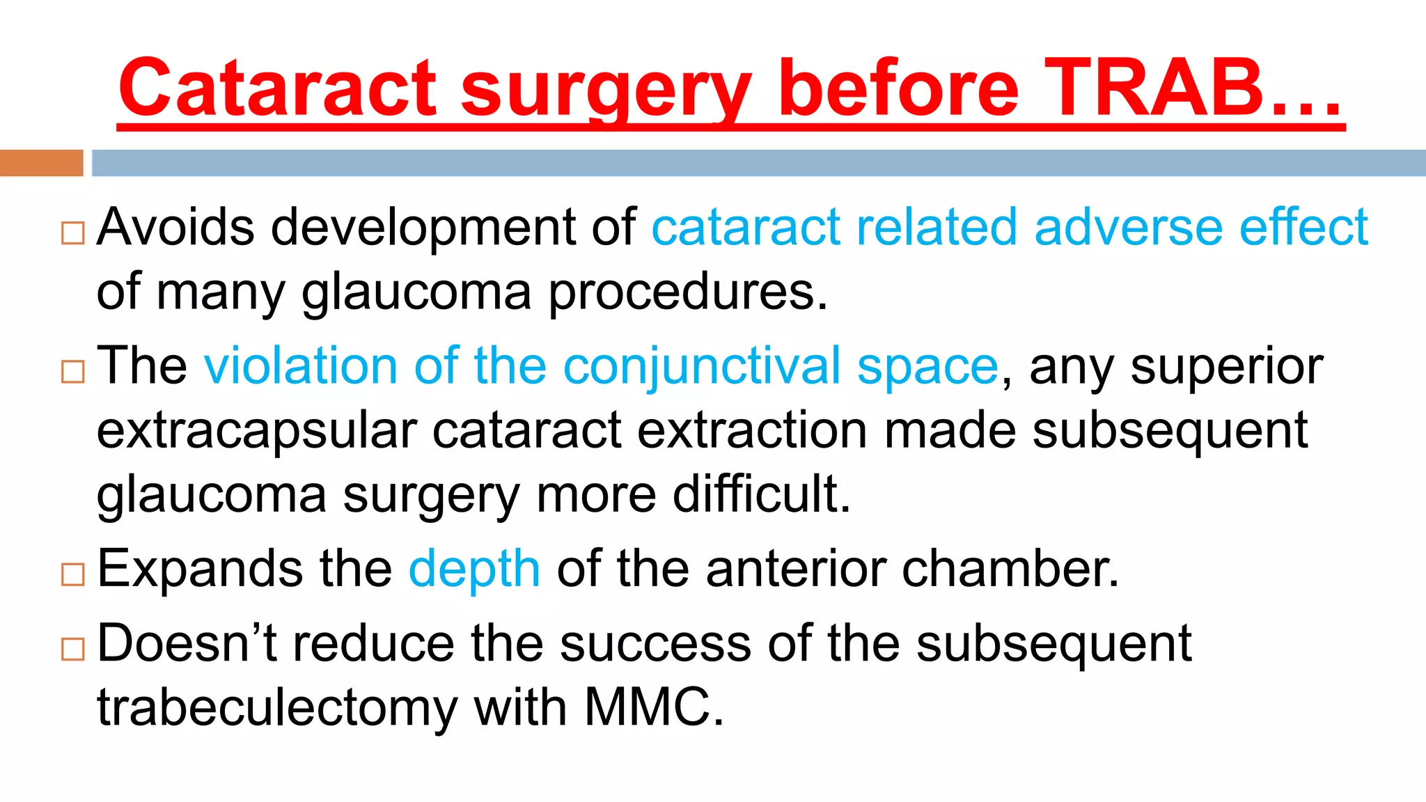 Indication of combined cataract & glaucoma surgery .pptx