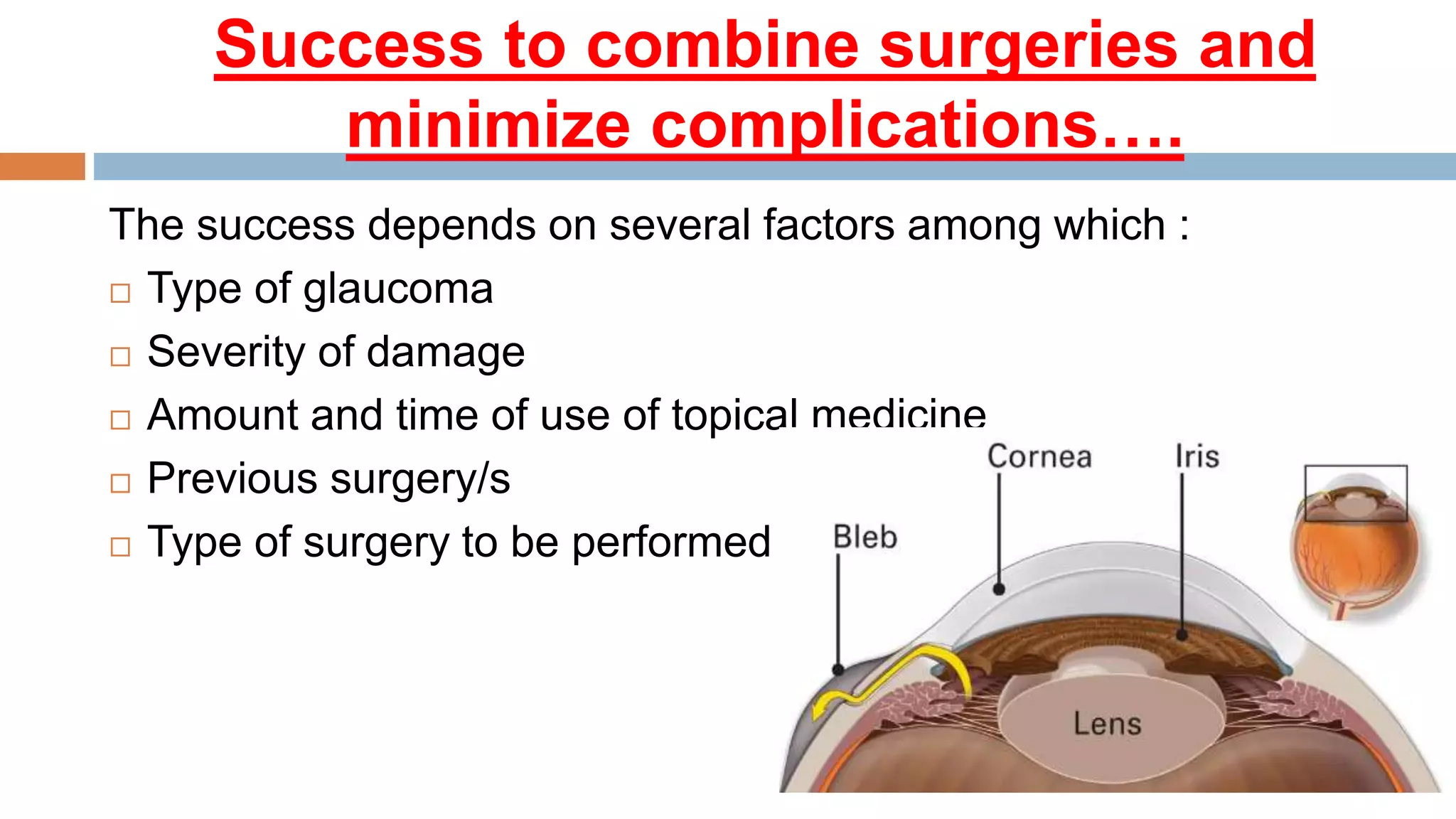 Indication of combined cataract & glaucoma surgery .pptx