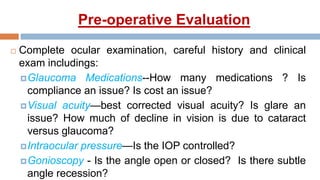 Indication of combined cataract & glaucoma surgery .pptx