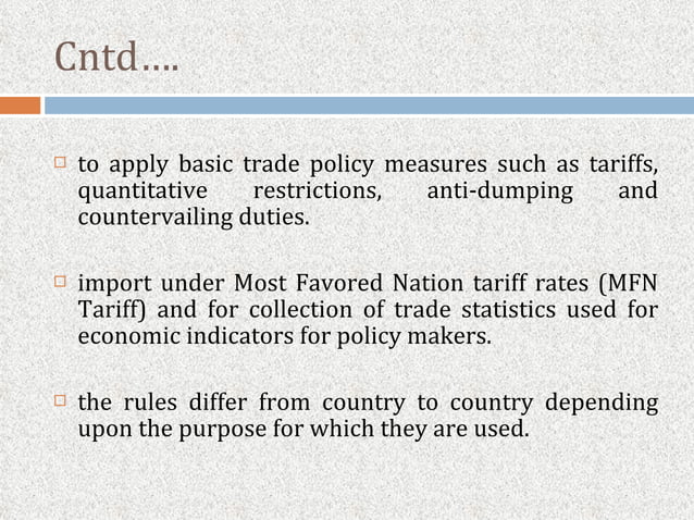 Indication of origin of goods | PPT