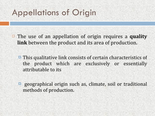 Indication of origin of goods | PPT