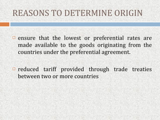 Indication of origin of goods | PPT