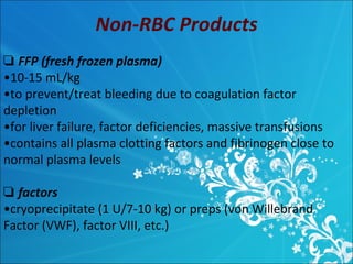 Indications and complications of blood transfusion | PPT