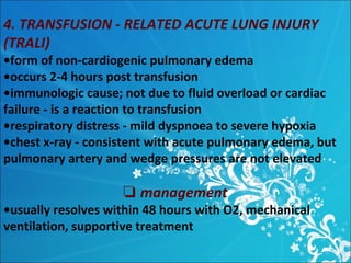 Indications and complications of blood transfusion | PPT