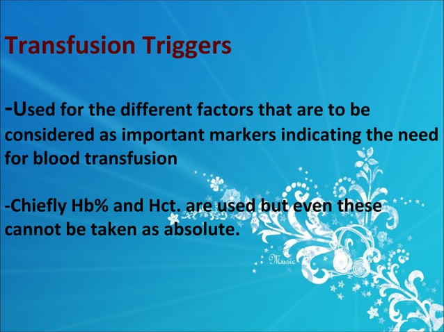 Indications and complications of blood transfusion | PPT | Blood ...