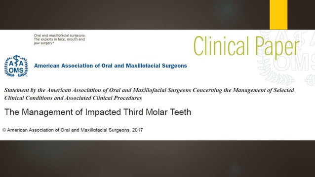 Indications and contraindications of 3rd molar | PPTX | Dental Health ...