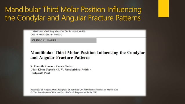 Indications and contraindications of 3rd molar | PPTX | Dental Health ...