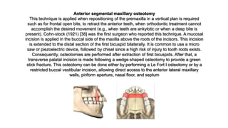 Indications of orthognathic surgery and surgical procedures | PPTX