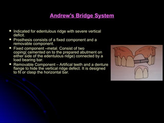 Indications Contraindications and Classification of Bridges 2.pptx