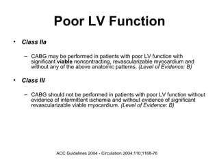Indications For Cabg | PPT