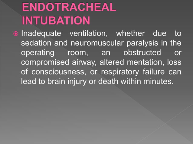 indications for intubation and extubation. MV.pptx | Lung and Respiratory Health | Diseases and ...