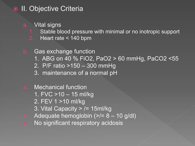 indications for intubation and extubation. MV.pptx | Lung and Respiratory Health | Diseases and ...