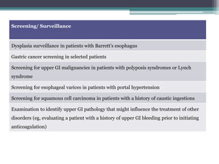 Indications of endoscopy by prof shahera.pptx