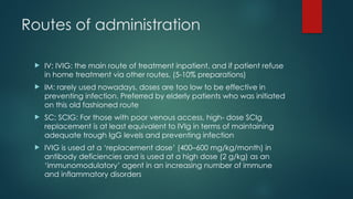 Indications of IVIG in Pediatric age group | PPTX