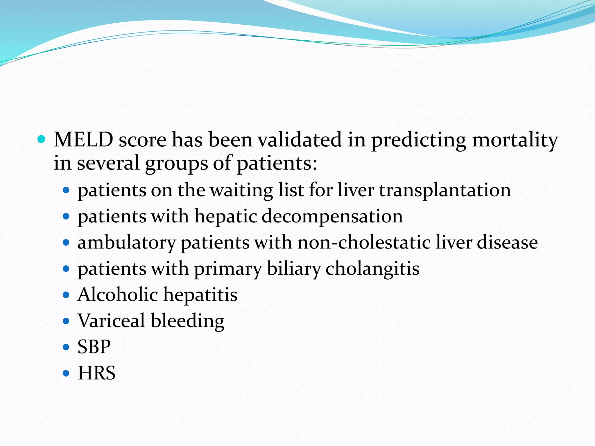 Indications of liver transplantation and scoring syatems. | PPTX