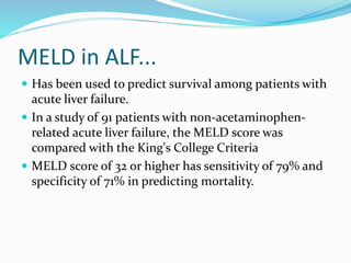 Indications of liver transplantation and scoring syatems. | PPTX
