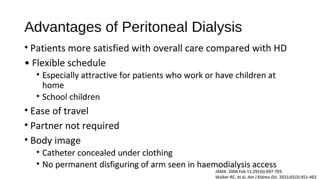 Indications of peritoneal dialysis | PPT | Blood Disorders | Diseases and Conditions