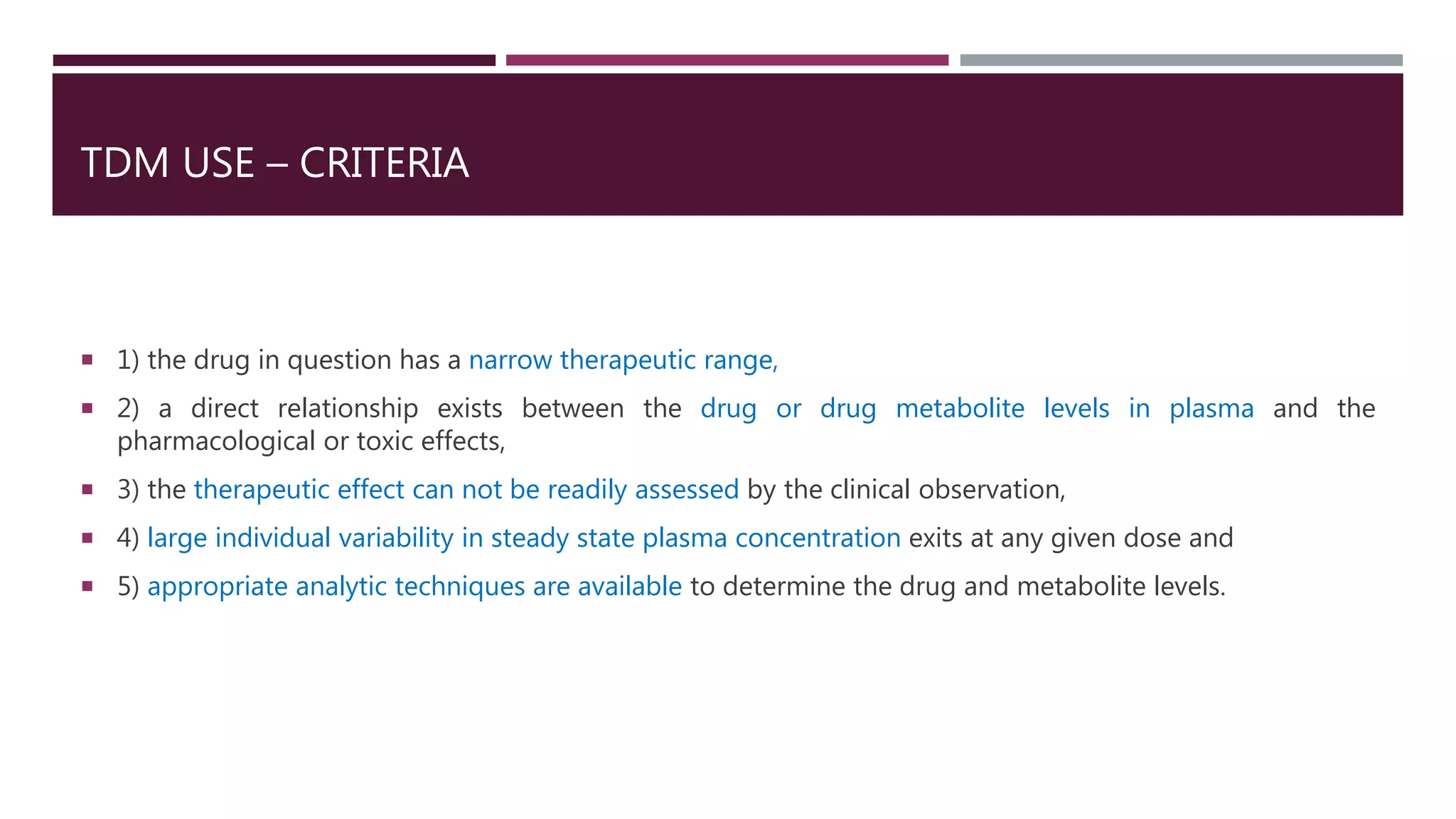 Indications of TDM | PPTX
