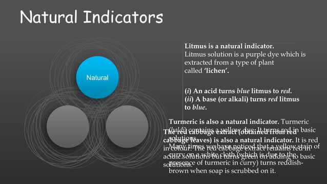 Indicators Class X | PPTX | Chemistry | Science