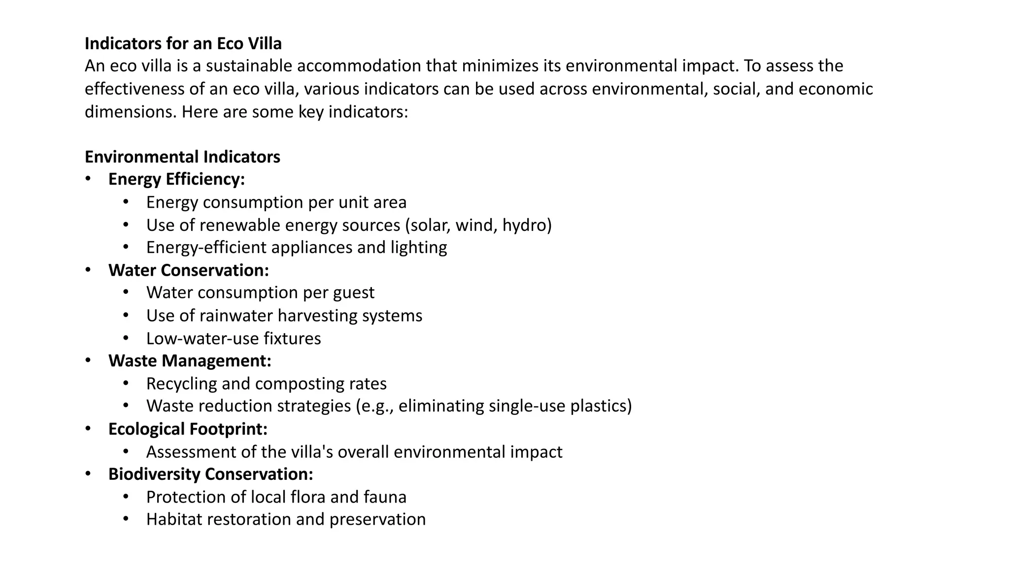 Indicator Eco Villa- A Guide to Sustainable Living .pdf | Environmental ...