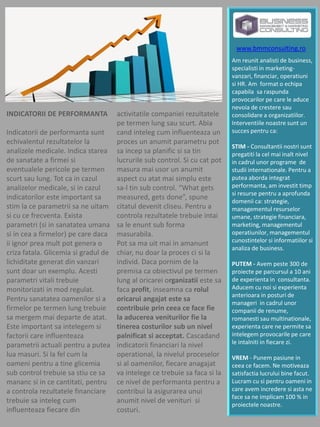 Indicatori de performanta | PDF