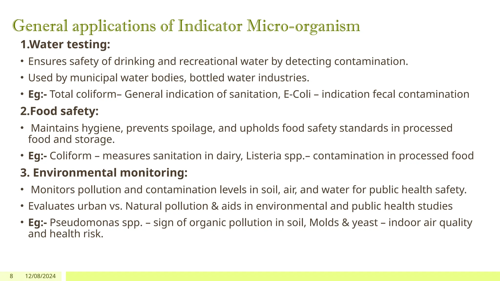 Indicator microorganisms - Microbiology..pptx