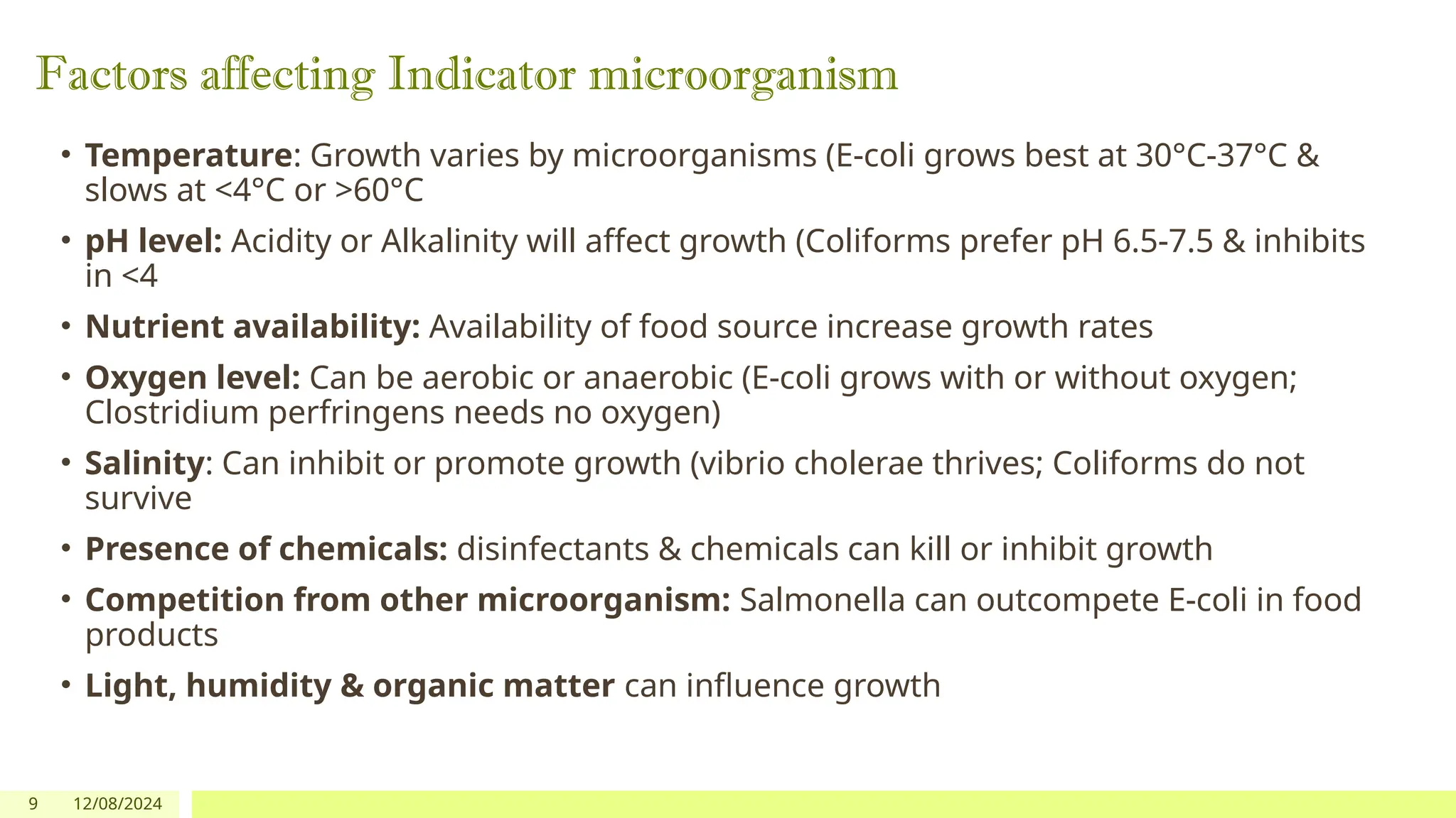 Indicator microorganisms - Microbiology..pptx