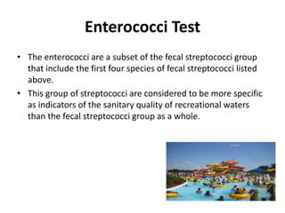 Indicator organisms and water quality | PPTX
