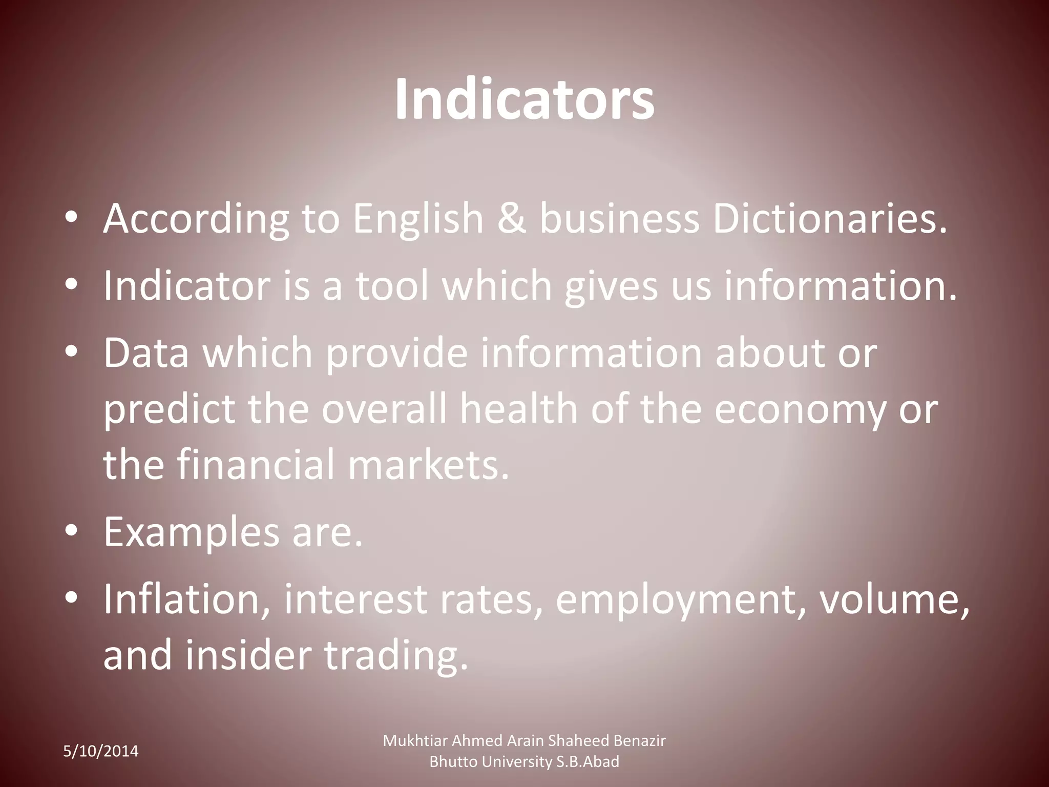 indicators in qualitative research method | PPTX