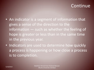 indicators in qualitative research method | PPTX